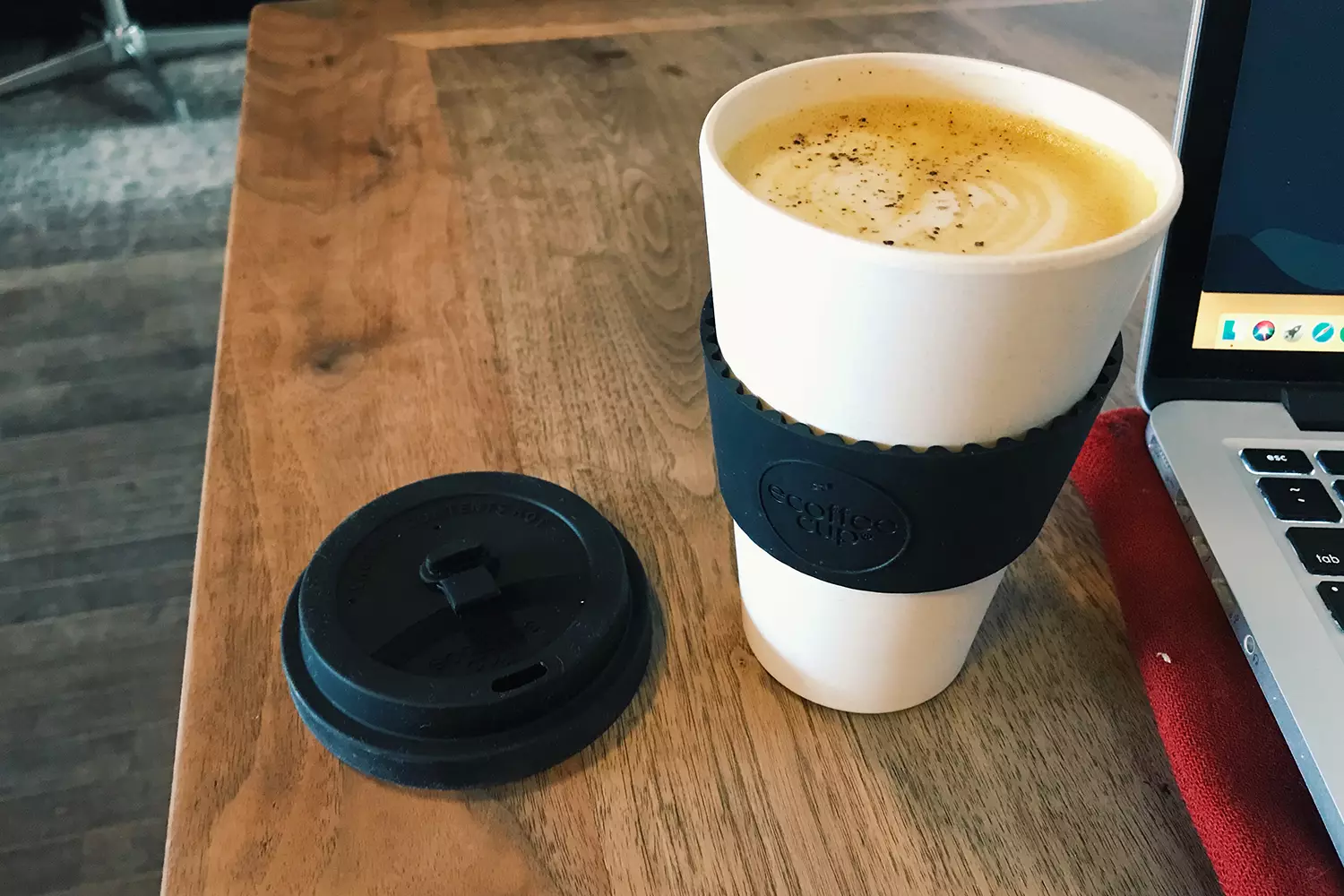 Ecoffee Cup 14 uncijų daugkartinio naudojimo kavos puodelis