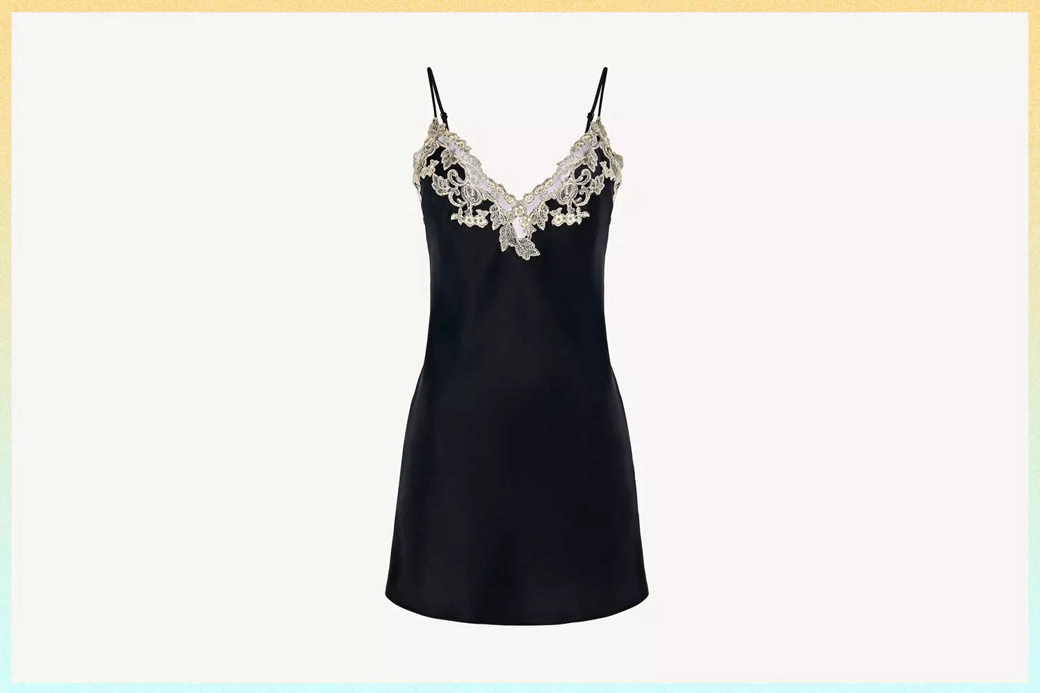 La Perla Black Satin Slip