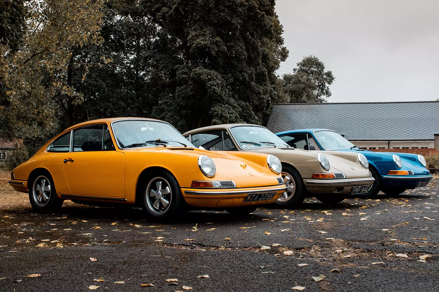 Vintage Porsche-sportwagens