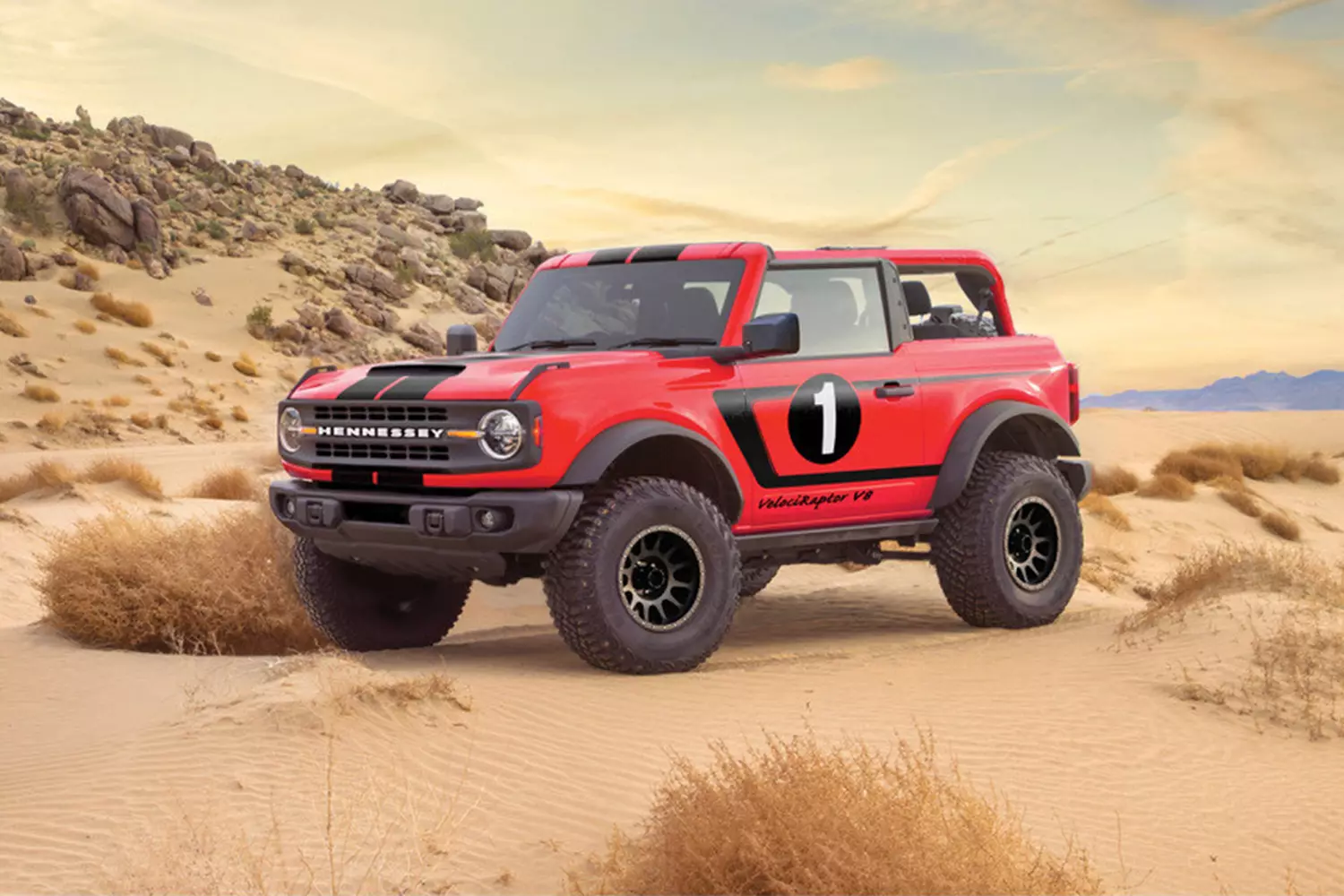 הנסי VelociRaptor V8 Bronco