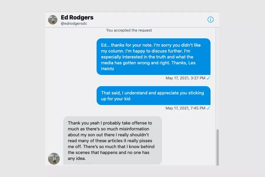 ed rodgers @edrodgersdc నుండి మరొక ట్విట్టర్ సందేశం