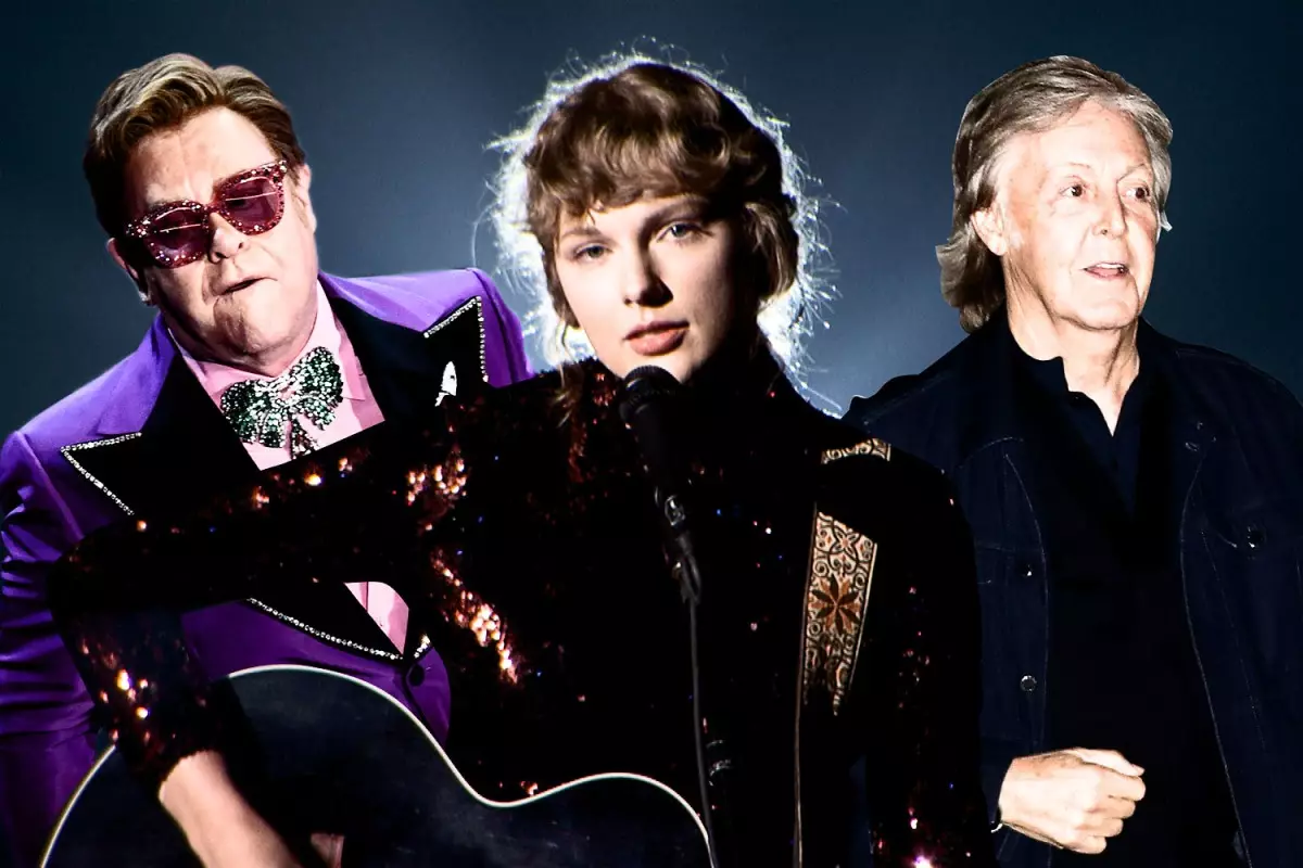 taylor swift, elton john ja paul mccartney