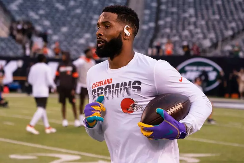 Odell Beckham po polemiki o gledanju podpisal pogodbo z Danielom Wellingtonom