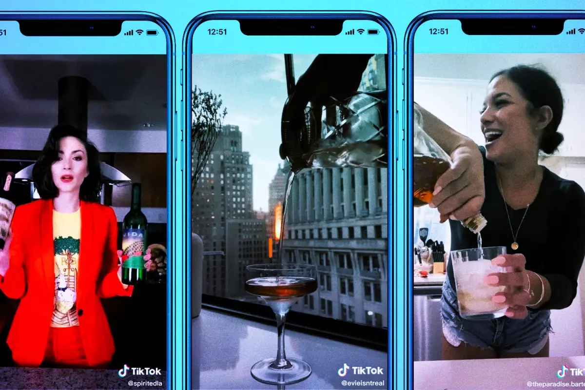 Inför en aldrig sinande pandemi vänder sig bartenders till TikTok