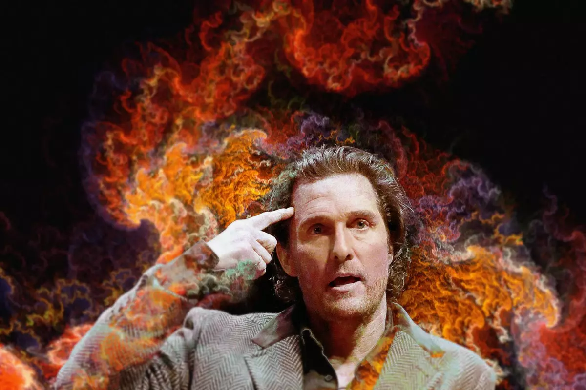 A lógica fora da lei e o misticismo do sonho molhado de Matthew McConaughey