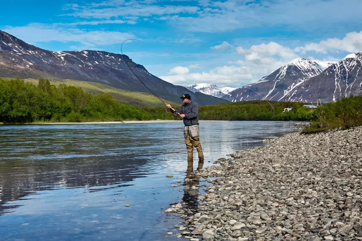Pesca con mosca en Noruega