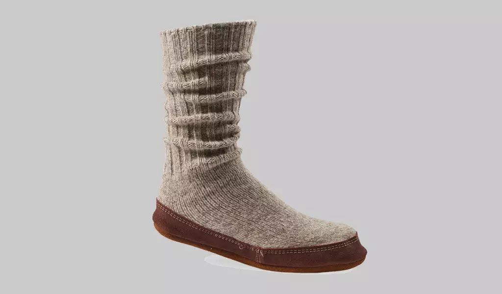 Acorn Slipper Sock