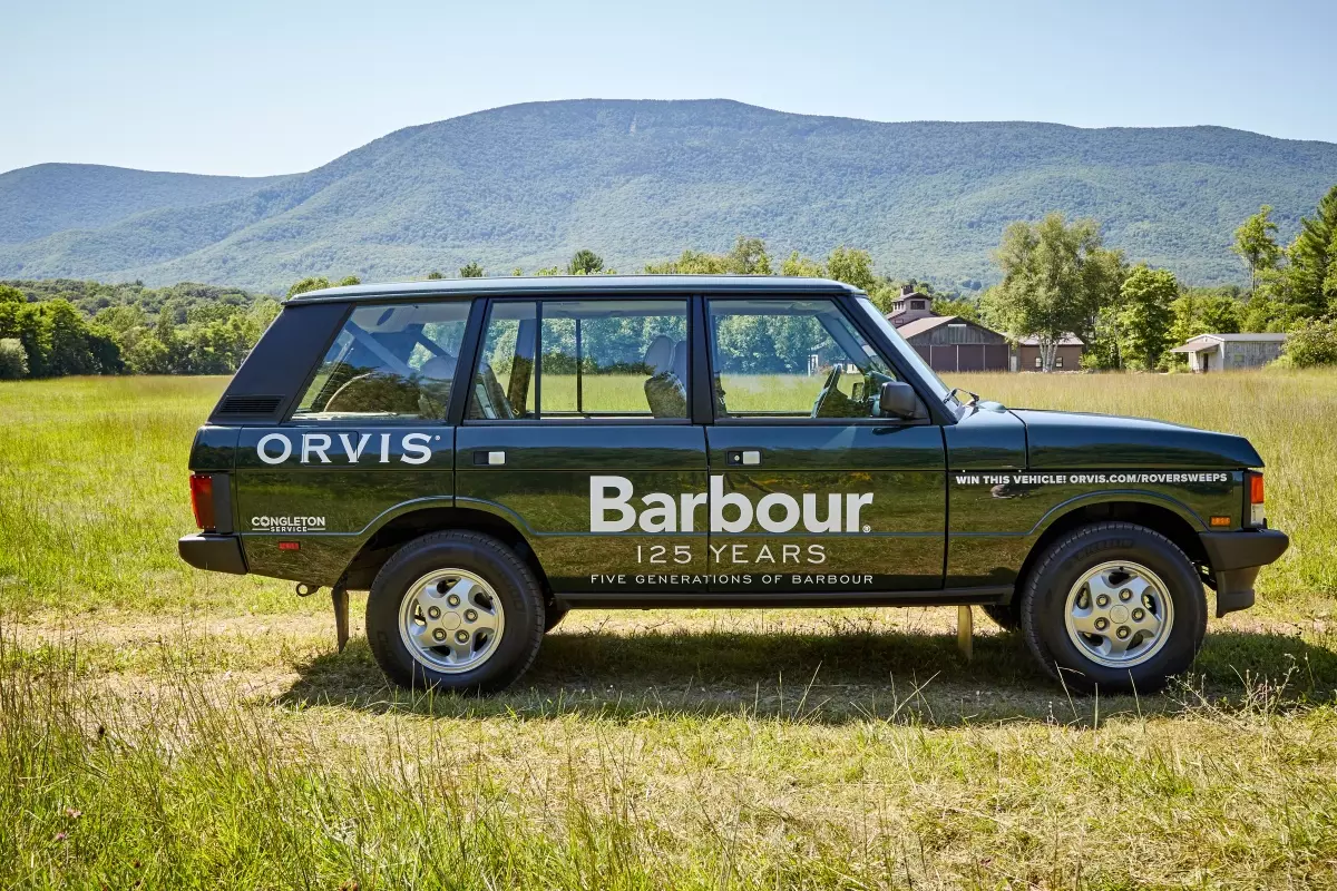 Barbour sy Orvis dia miara-miasa amin'ny Vintage Range Rover amin'ny nofinao