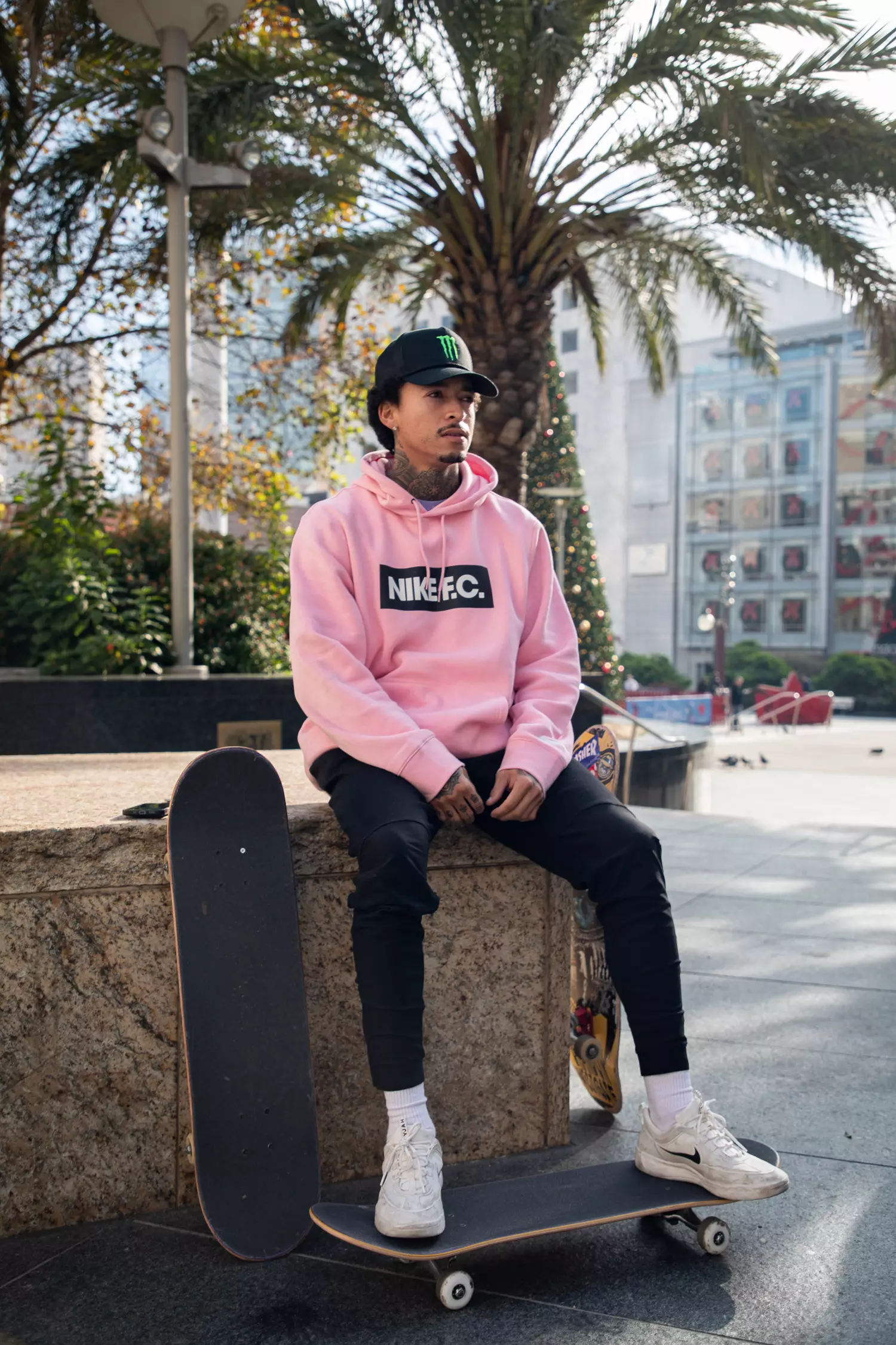 Den amerikanske olympiske skateboarder Nyjah Huston