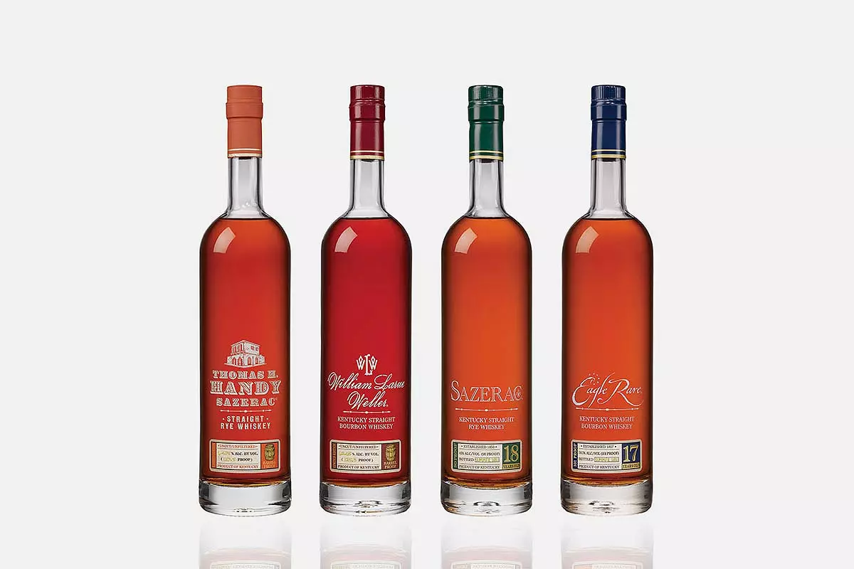 Buffalo Trace 2021 Antique Collection ដែលមិនមានលក្ខណៈពិសេសរបស់ George T. Stagg