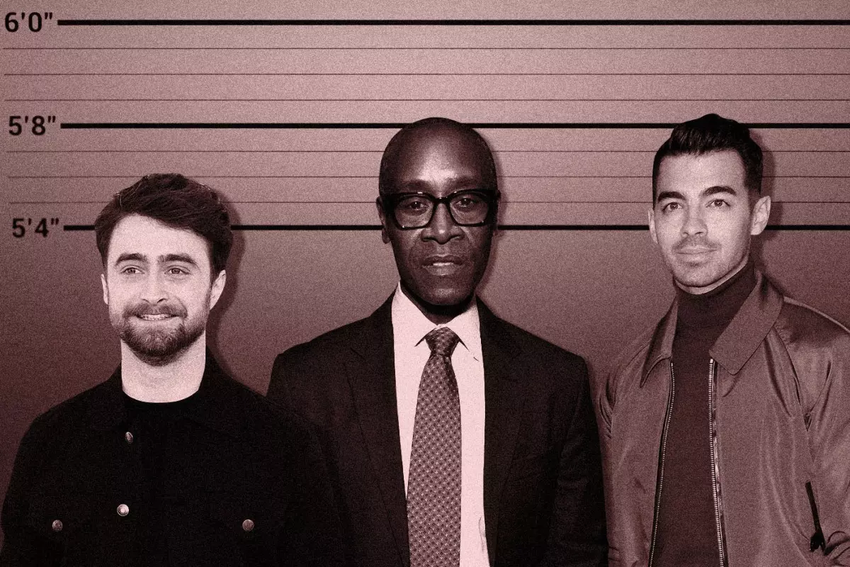 korte koningen Daniel Radcliffe, Don Cheadle en Joe Jonas