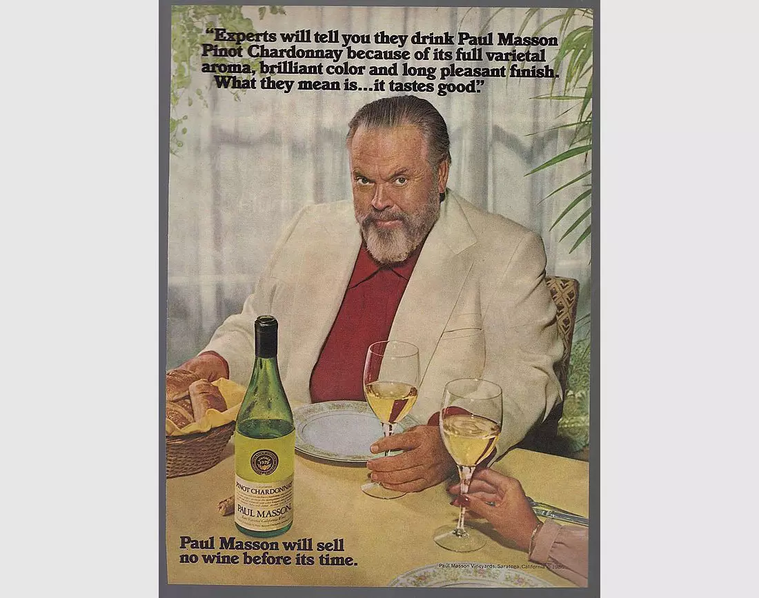 Cómo Orson Welles se convirtió en el lanzador más infame en la historia de las bebidas alcohólicas 2062_3