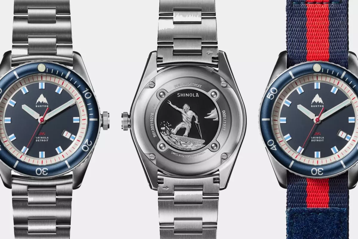 Burton x Shinola JBC Duck Watch Col·laboració de Jake Burton