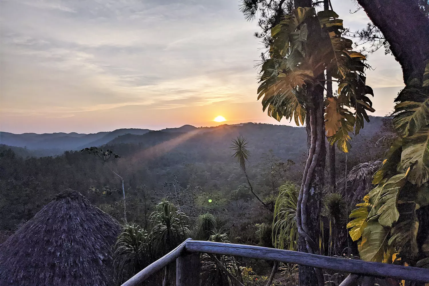 Puesta de sol desde Gaia