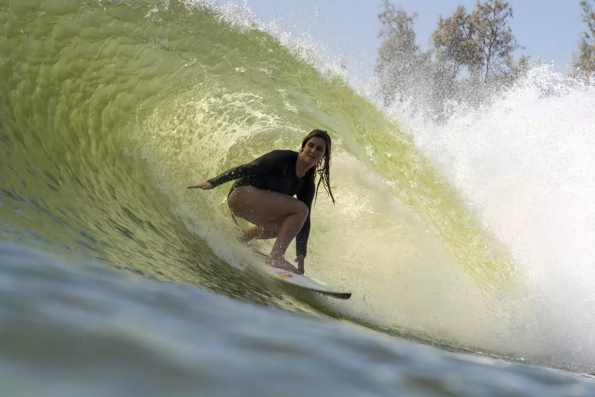 Caroline Marks surffaa WSL Surf Ranchissa Lemooressa, Kaliforniassa.