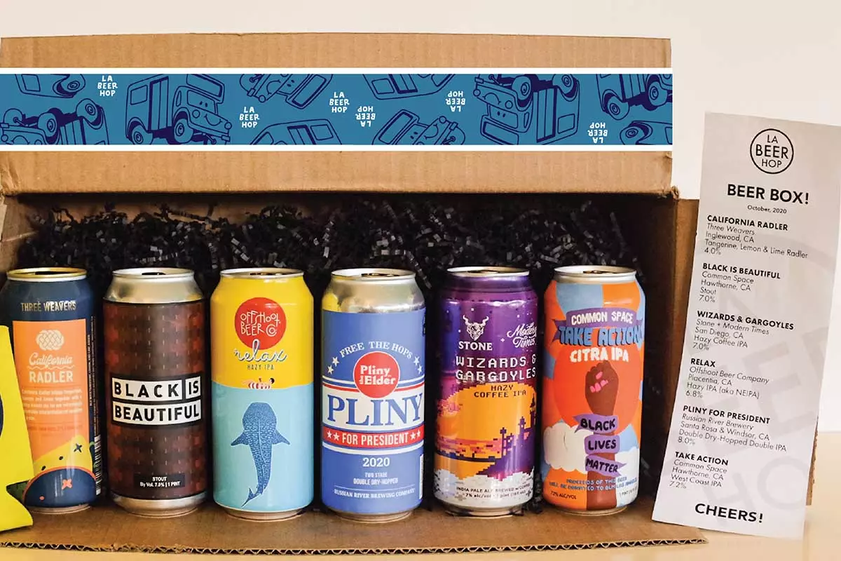LA Beer Hop's Craft abonēšanas kaste