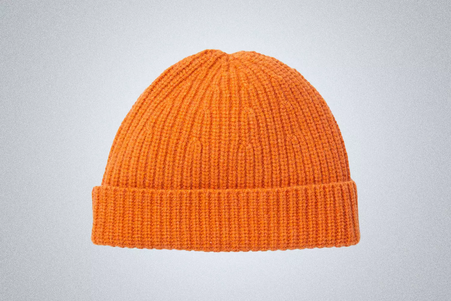 in oranje kasjmier beanie