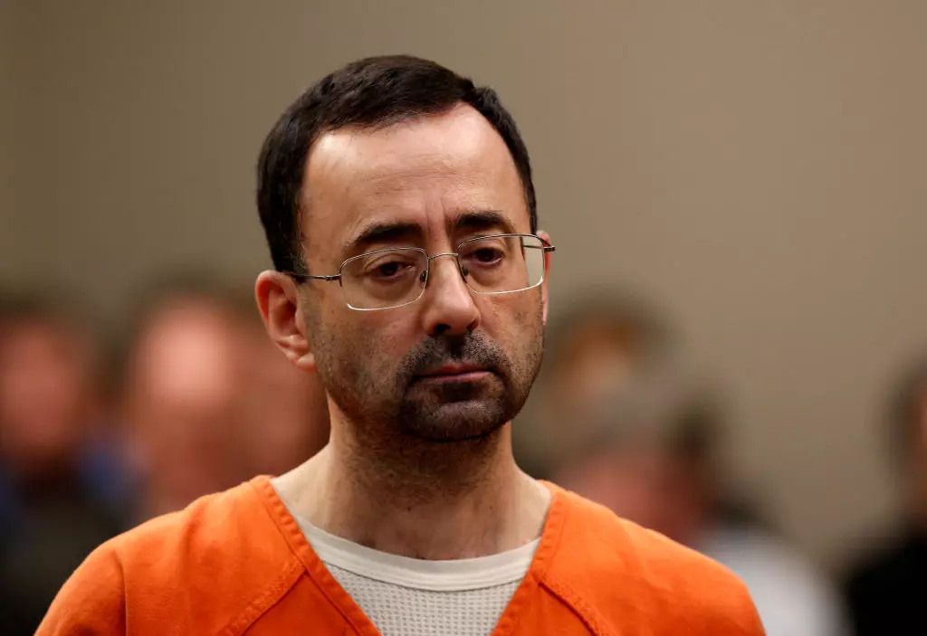 Larry Nassar, a Michigan Állami Egyetem és az USA egykori gimnasztikai orvosa (Getty/AFP Photo/Jeff Kowalsky)