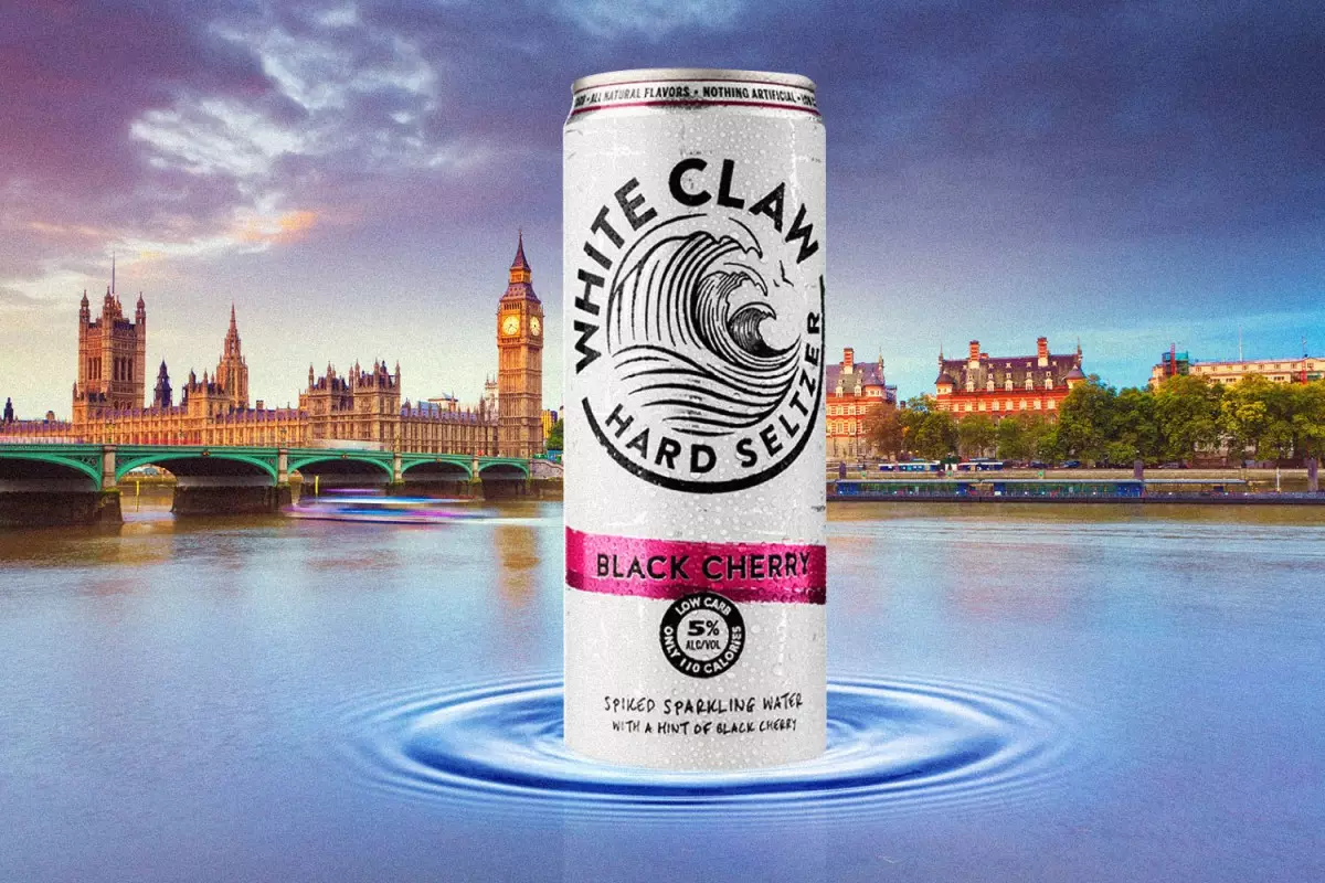 White Claw uga nyoba njupuk alih adegan alkohol Inggris.