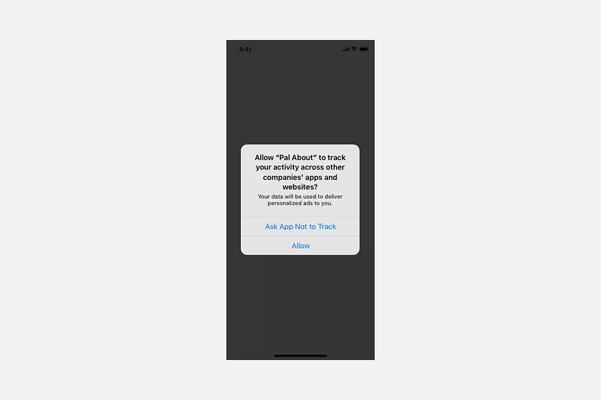 isang halimbawa ng pop-up na makikita mo sa mga Apple device pagkatapos ma-install ang iOS 14.5