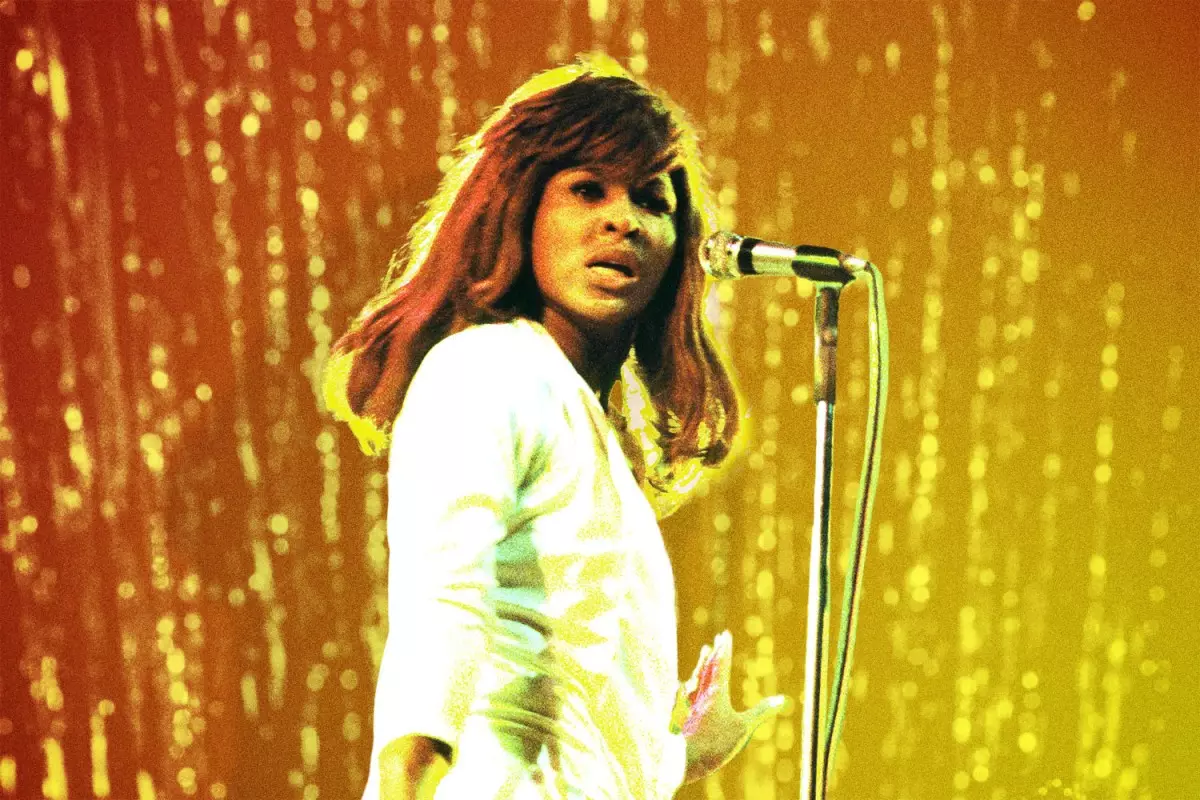 Tina Turner vystupuje na pódiu