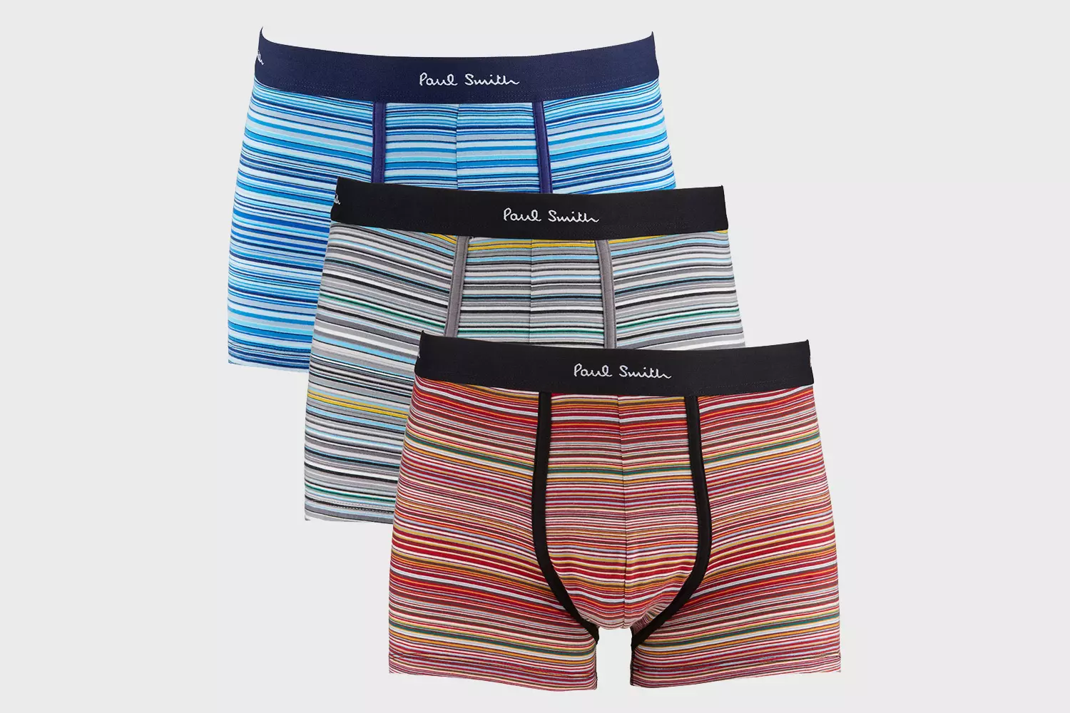 PAUL SMITH Varume 3-Pack Multi-Stripe Boxer Huru