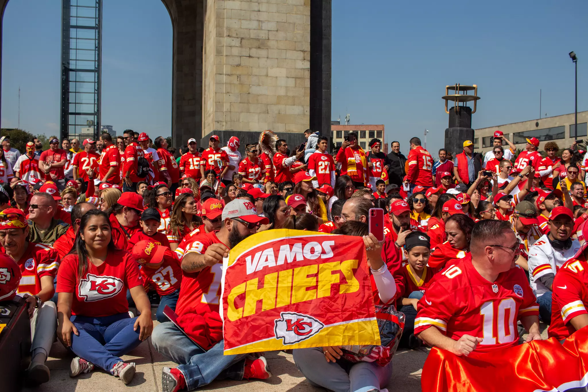 minnisvarði um byltinguna kansas city chiefs aðdáendaklúbbinn