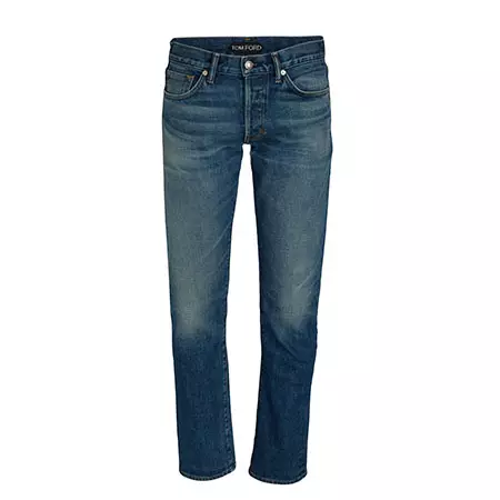 Tmavé džíny rovného střihu Tom Ford