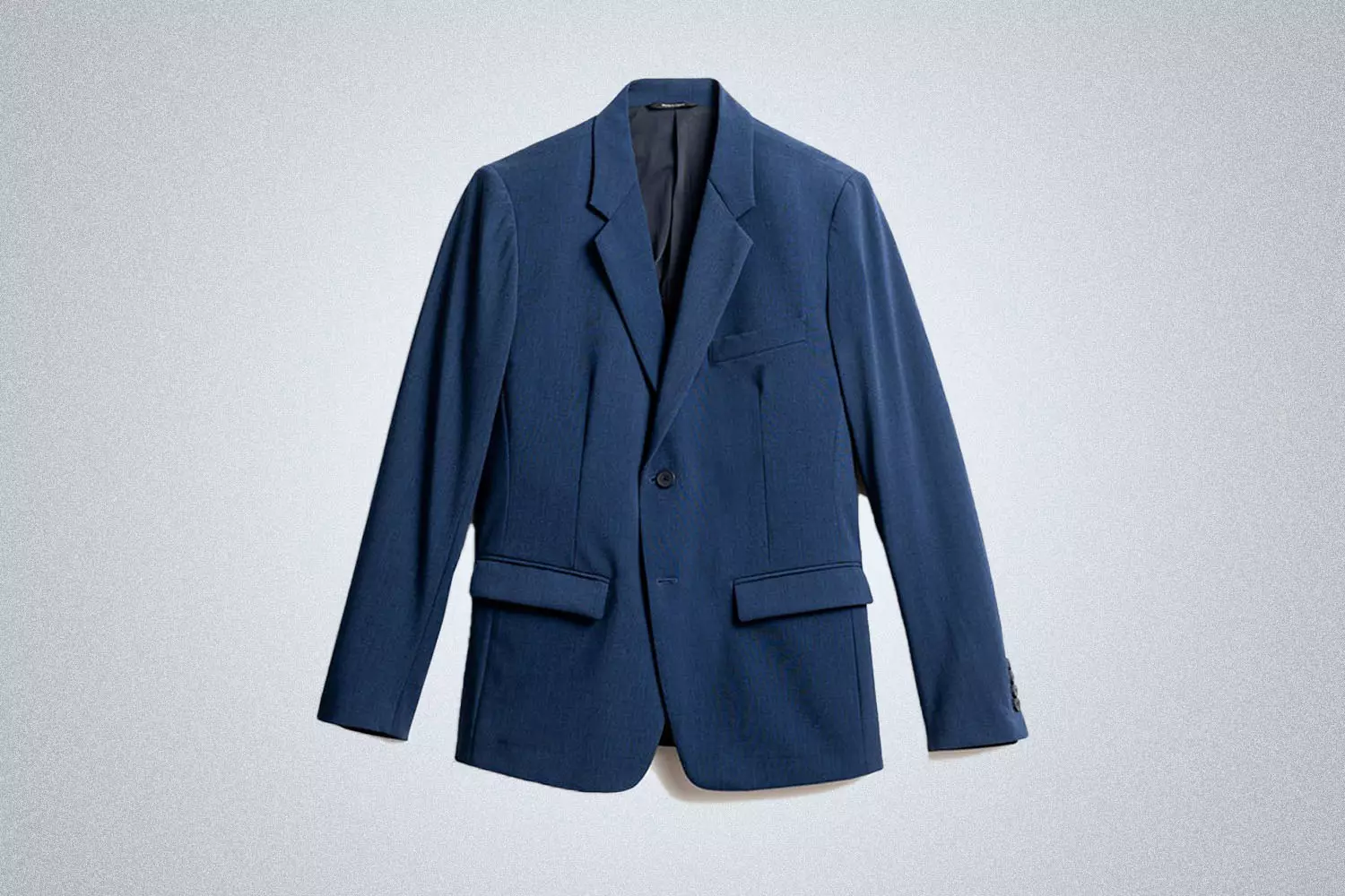 un blazer azzurro