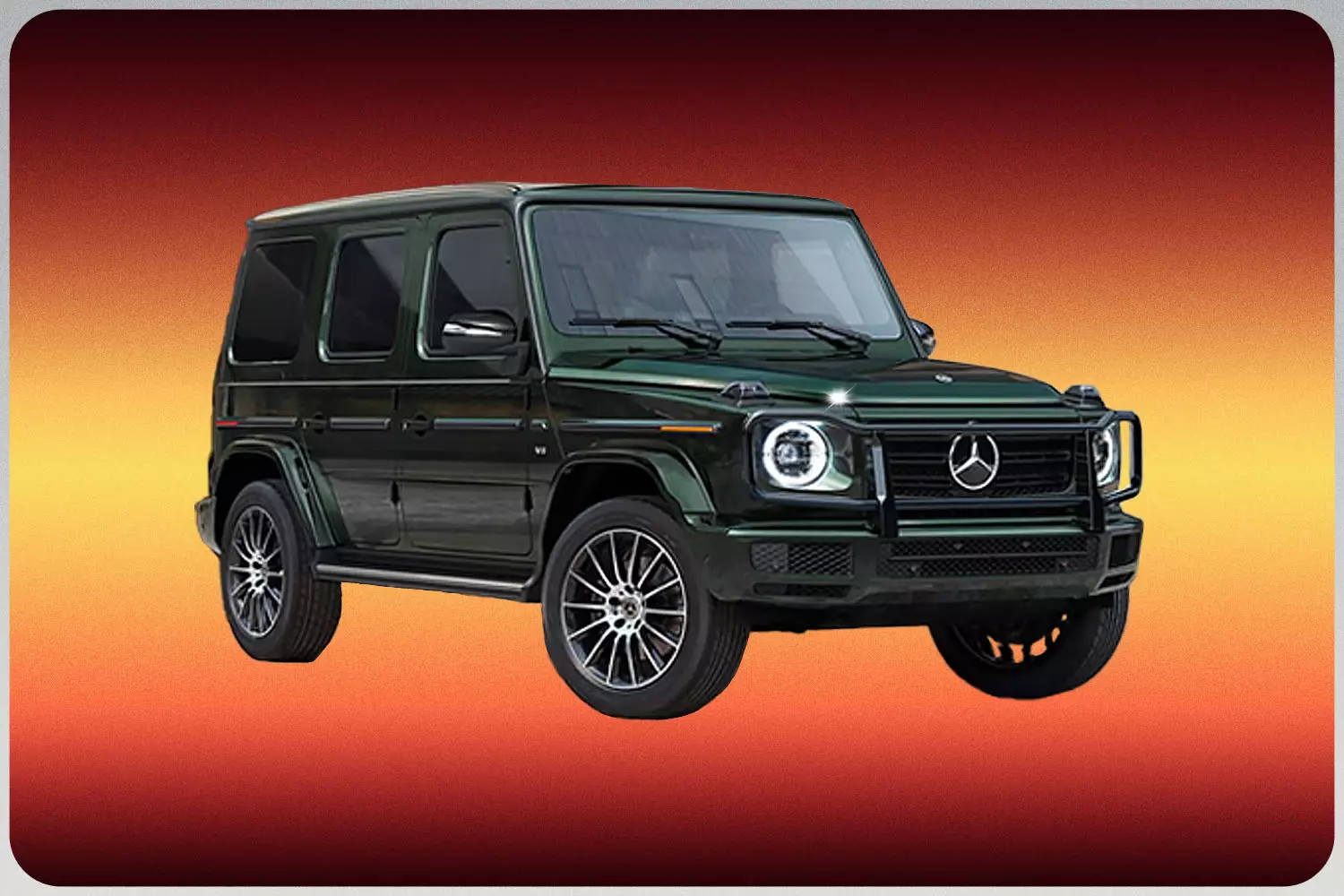 Unsere Wahl für das beste Retro-Luxus-SUV-Design: 2022 Mercedes-Benz G-Klasse in Grün