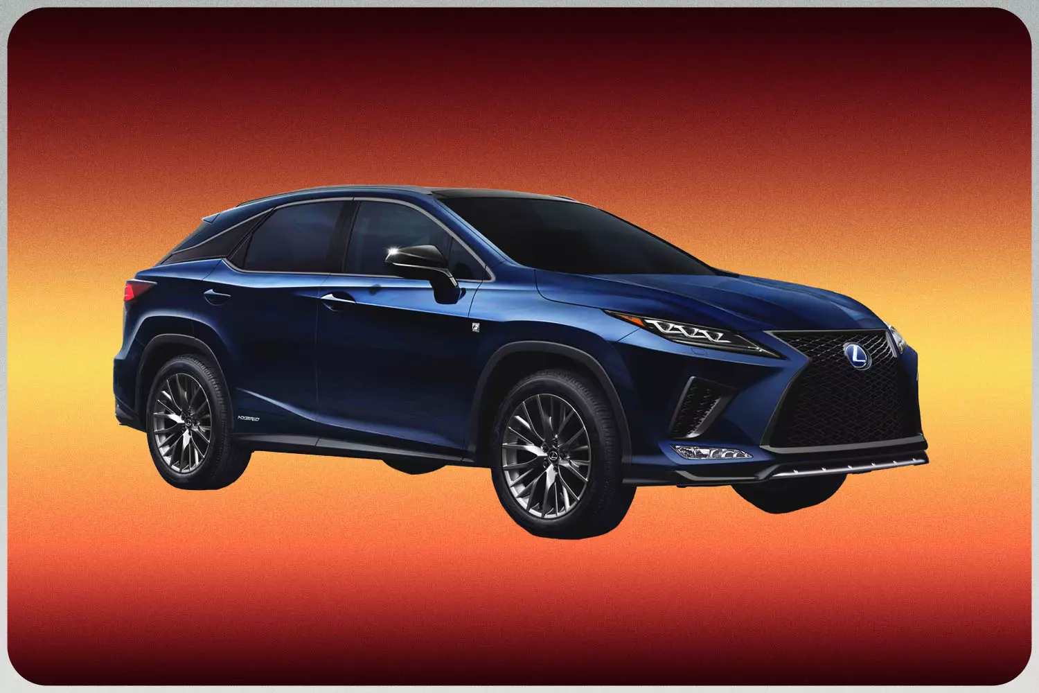 የኛ ምርጫ ለምርጥ ድብልቅ የቅንጦት SUV፡ 2022 Lexus RX 450h በሰማያዊ