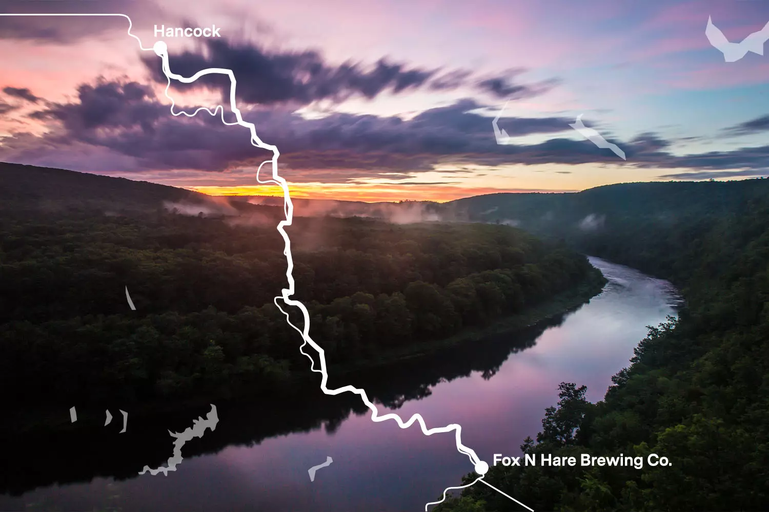 Geriausias vaizdingas kelias Trijų valstijų rajone yra NY 97, „Hawk's Nest Highway“