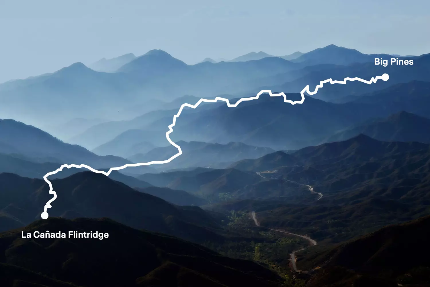 La meilleure route panoramique du sud de la Californie est CA 2, alias Angeles Crest Road près de LA