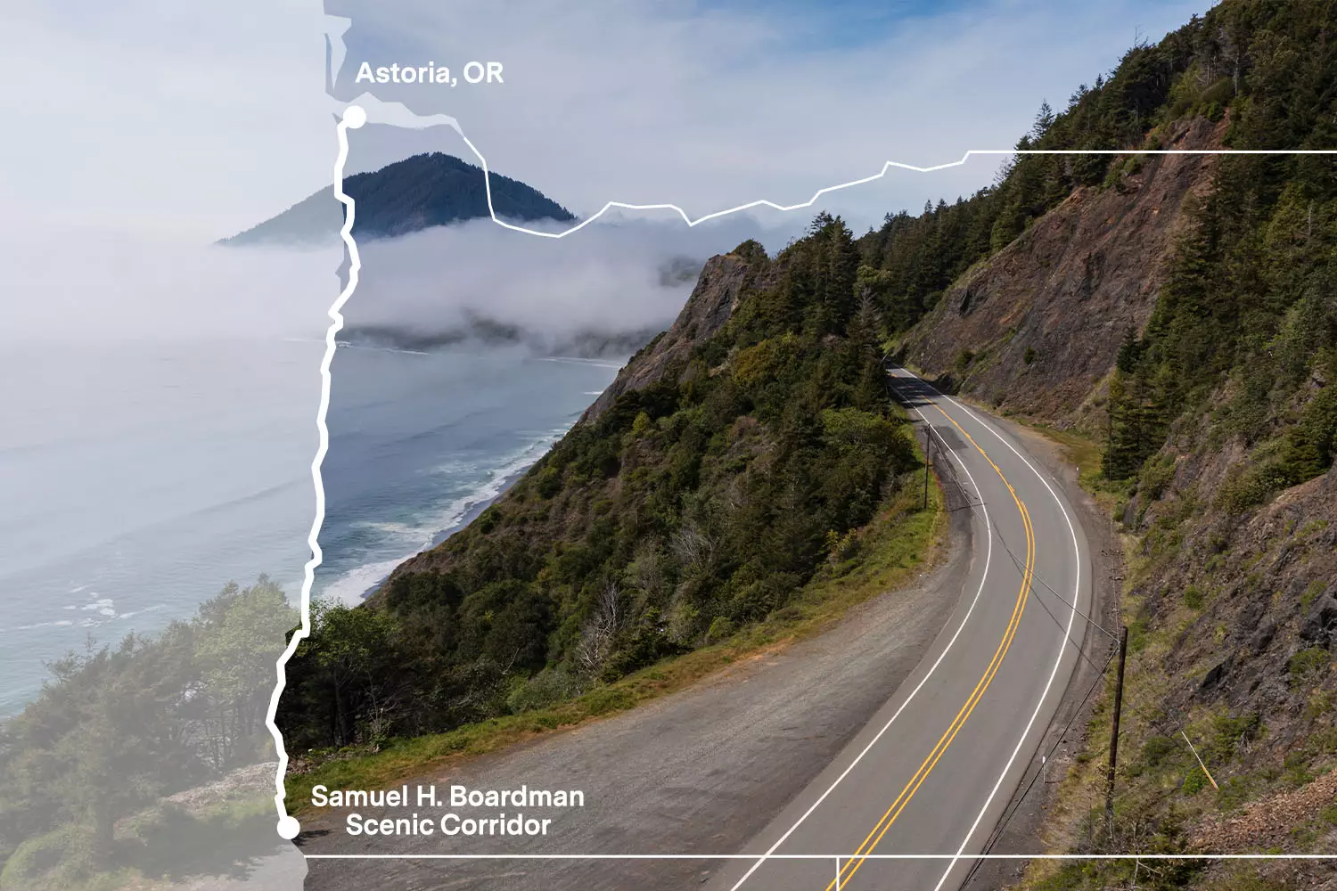 La meilleure route panoramique du nord-ouest du Pacifique est l'US 101, la Pacific Coast Highway de l'Oregon