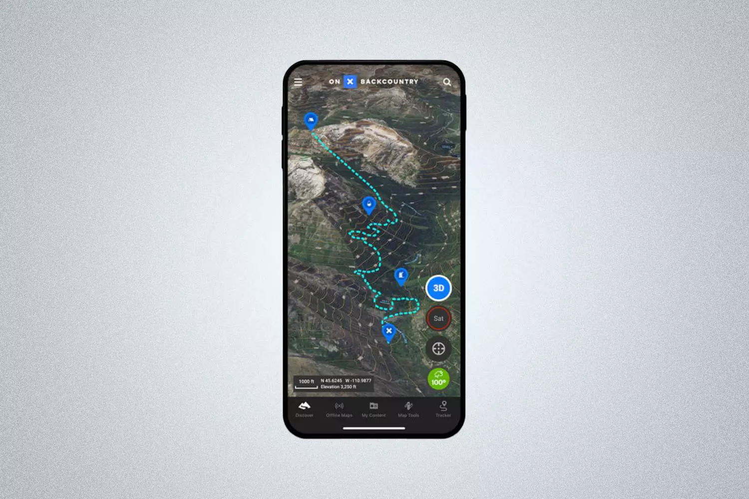 Ang OnX Backcountry app ay isang outdoor hiking at backpacking app para sa mga direksyon sa labas