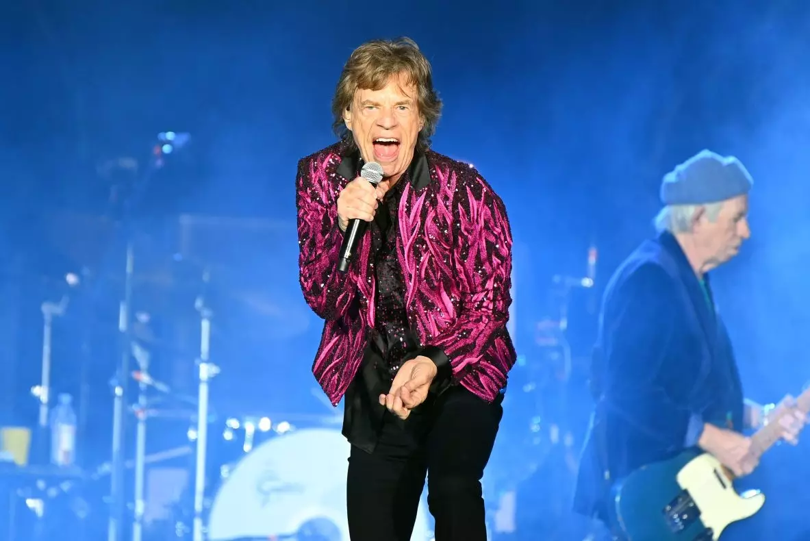 Mick Jagger des Rolling Stones se produit lors du 2021