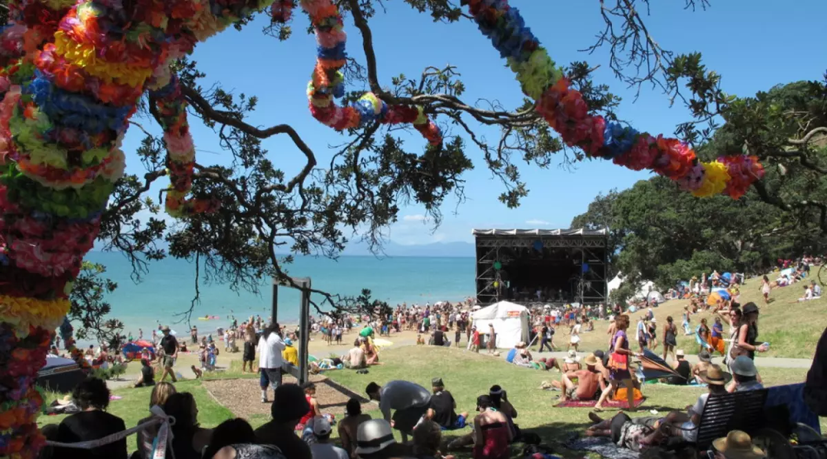 Splore 2017 muri Parike ya Tapapakanga, muri Orere Point, New Zealand. (Splore)