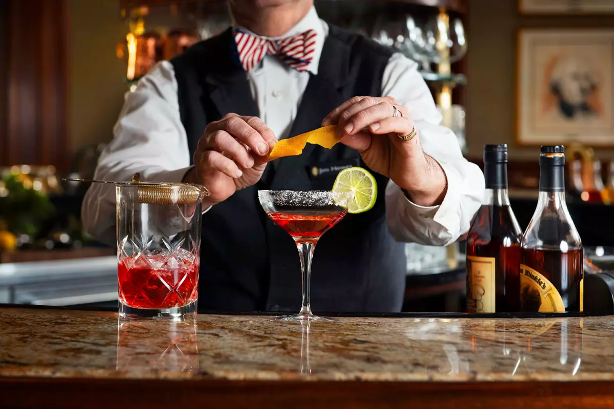 Round Robin, el bar histórico ubicado dentro del Hotel Willard InterContinental.