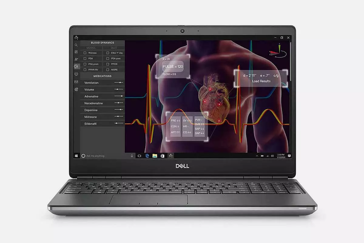 Dell Precision 7550 Workstation, niha li Dell-ê di firotanê de ye