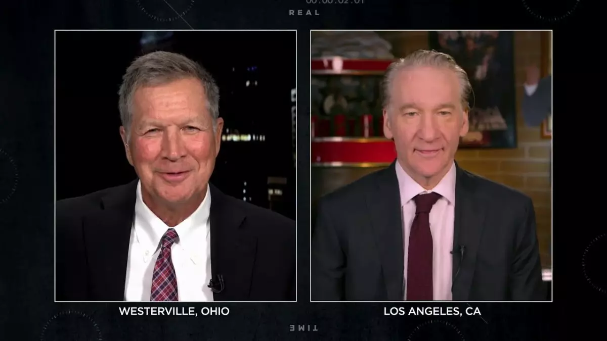 Bill Maher ak John Kasich