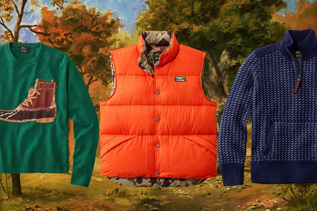 In der neuen Zusammenarbeit von L.L. Bean und Todd Snyder, The Coziest of 2020