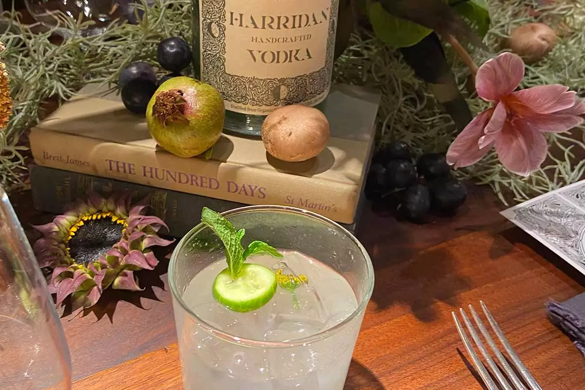 Un cocktail a base di vodka Harridan