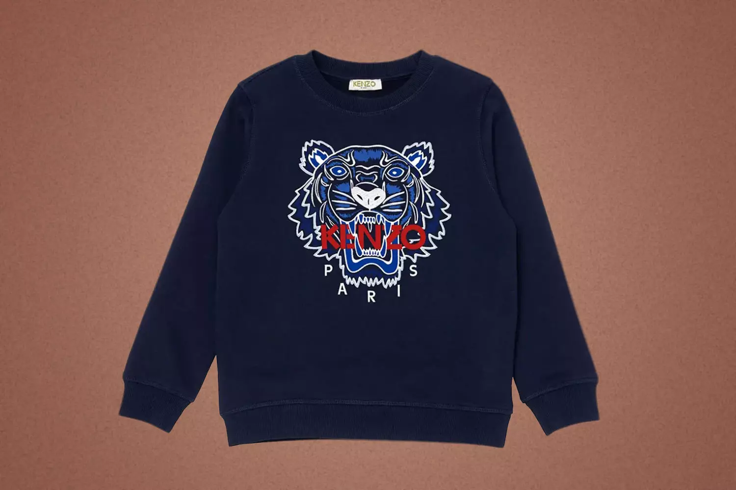 ເສື້ອຢືດ Kenzo Tiger Embroidered Fleece Sweatshirt