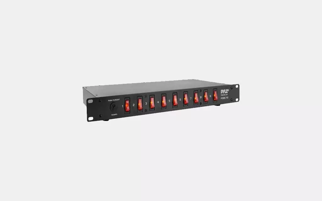 Pyle Pro Rackmountable Power Strip Surge Protector