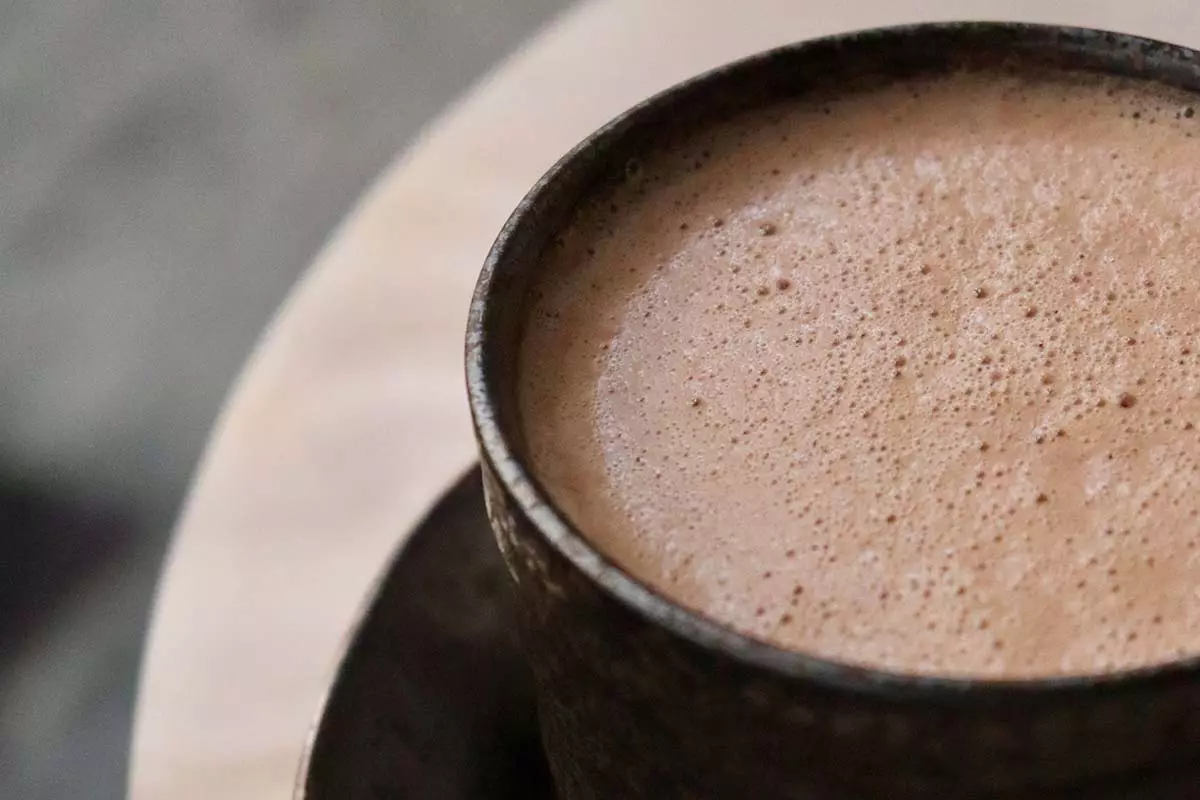 Chocolate quente crescido