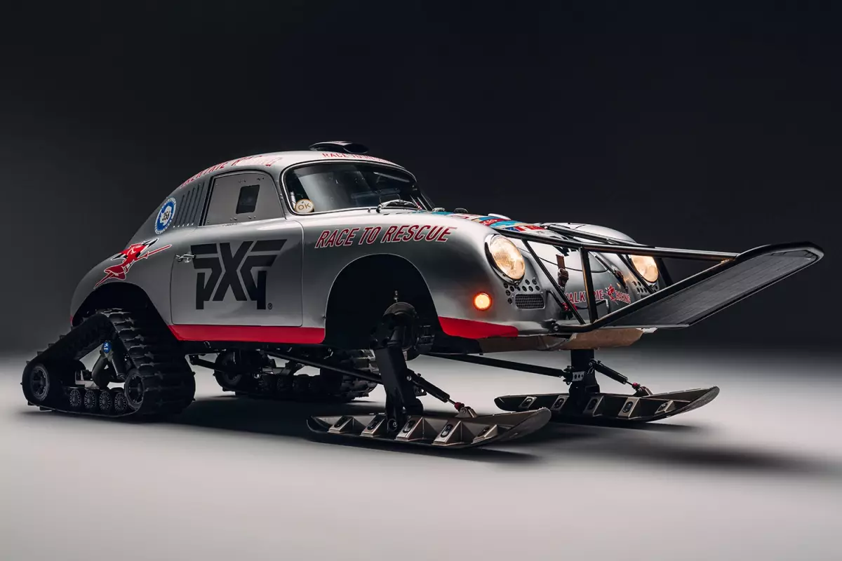 Na Seea-le-moea sa Ski-Equipped, Antarctica-Bound 356 ke Craziest Porsche e Kileng ea Hahoa?